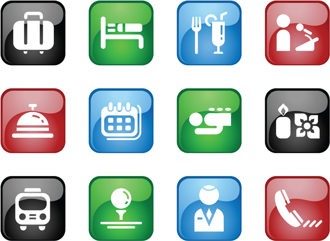 Download Hospitality - Hotel Icons | Transparent PNG Download | SeekPNG