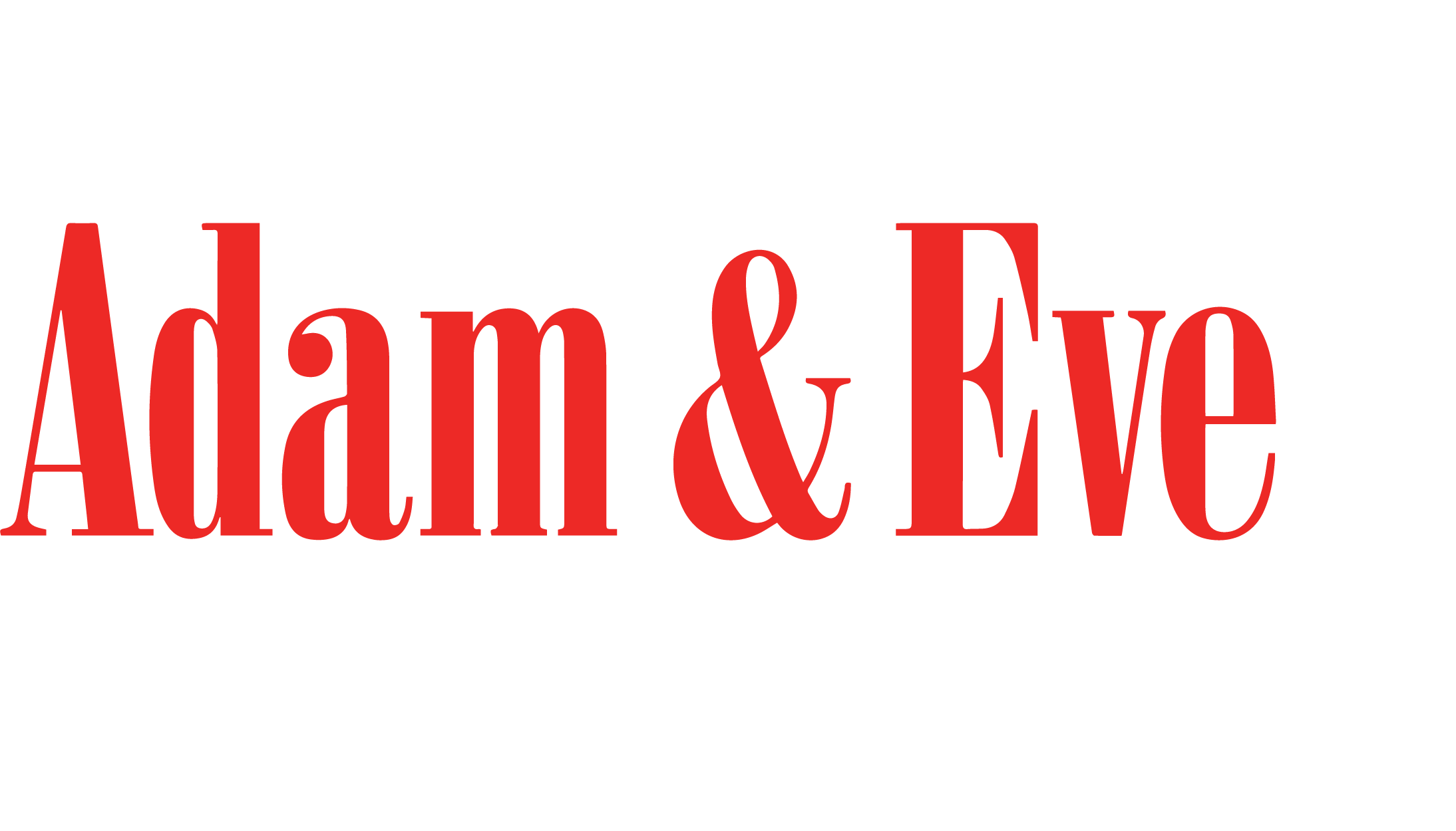 Adam And Eve Logo - Adam And Eve Transparent Logo (2188x1250), Png Download