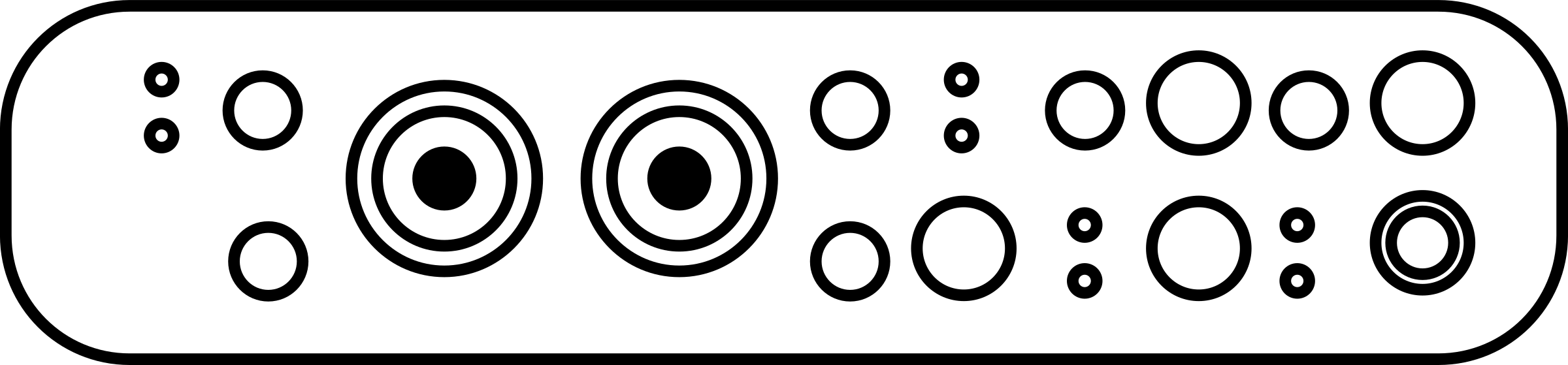 This Free Icons Png Design Of Audio Interface Pro (2400x559), Png Download