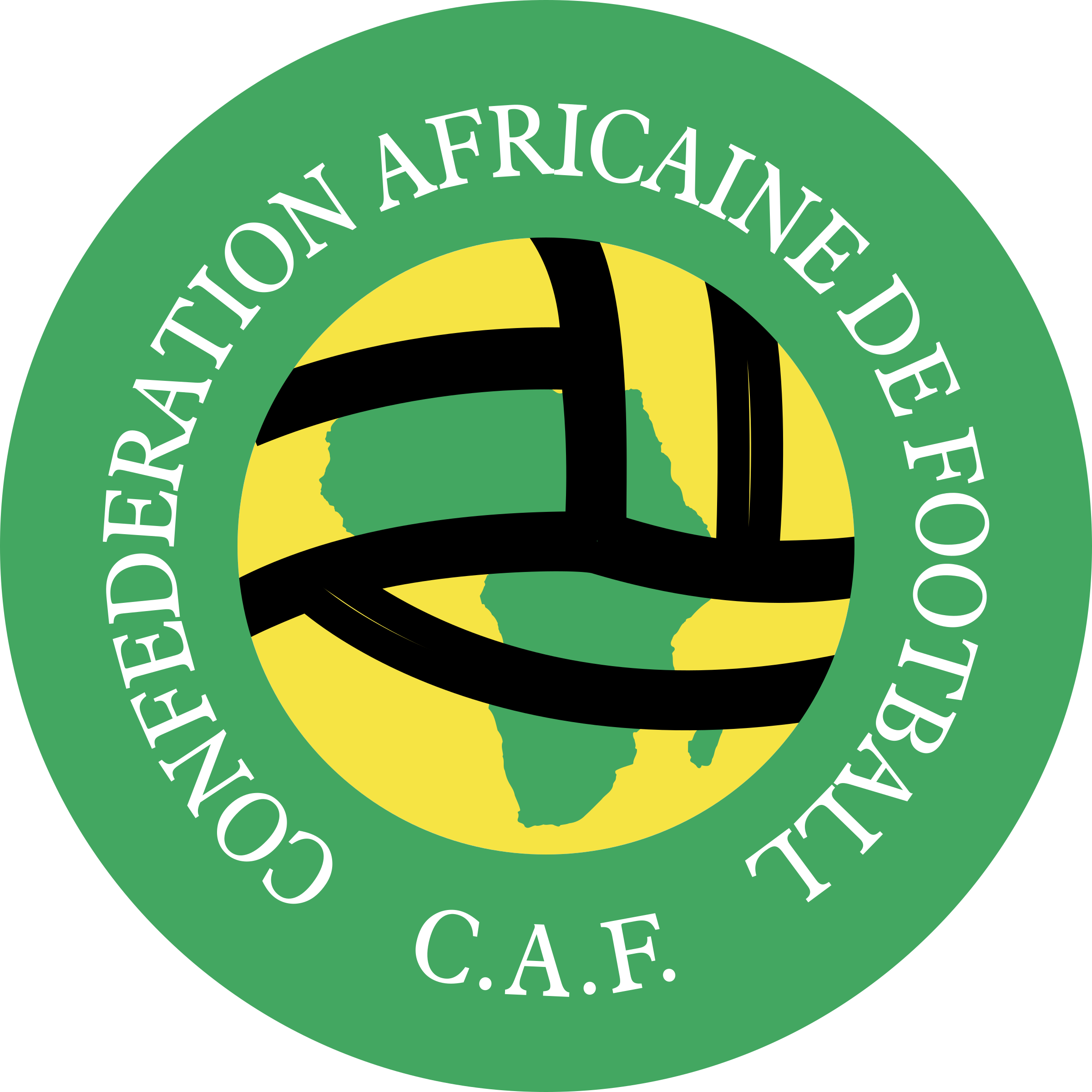 Africa Logo Png Transparent - Caf Logo (2400x2400), Png Download