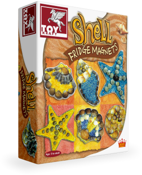 Picture Of Toy Kraft Shell Fridge Magnets Pack Of - Toy Kraft Paint A ...