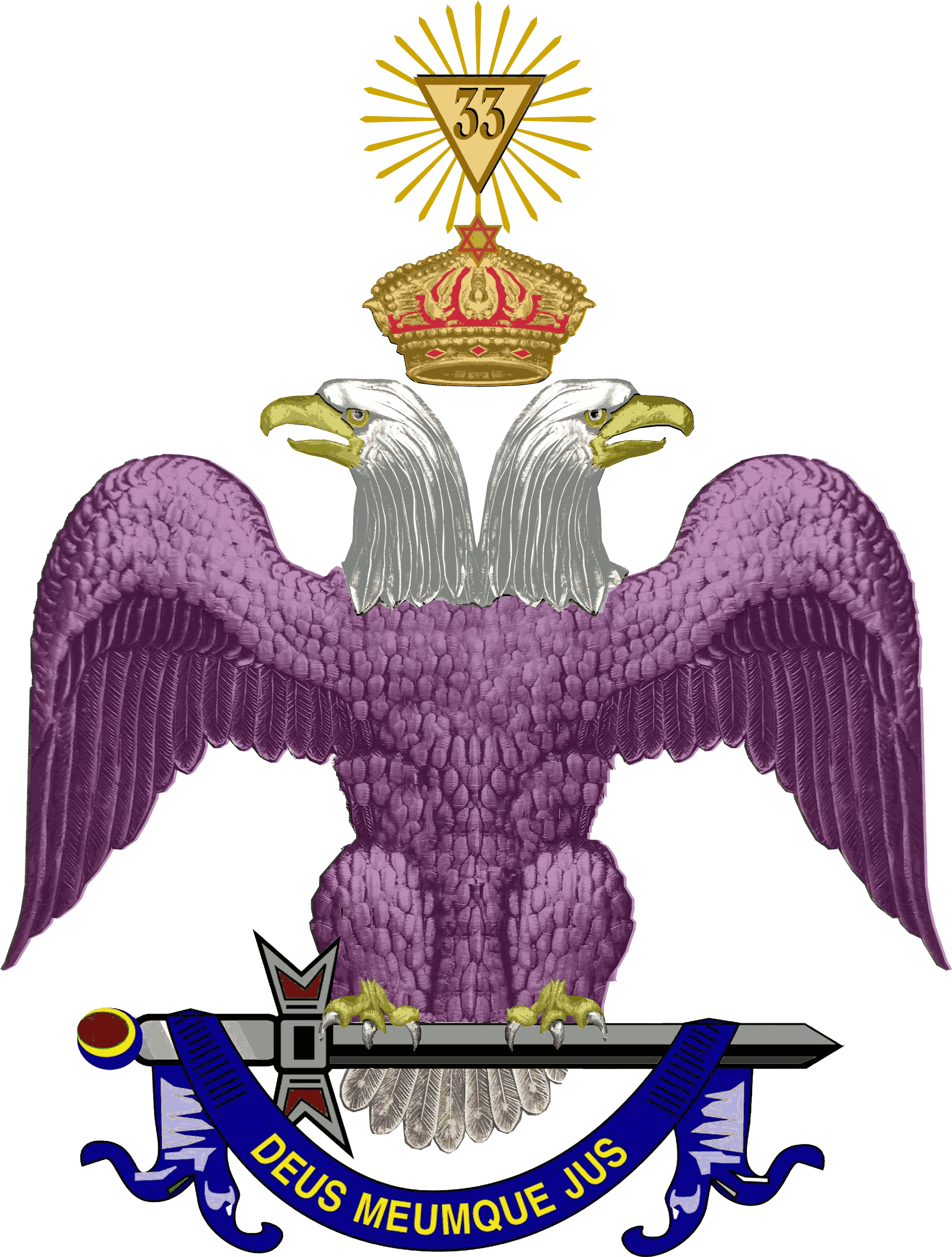 Freemason's Scottish Rite In Israel - Ordo Ab Chao Png (2433x3192), Png ...