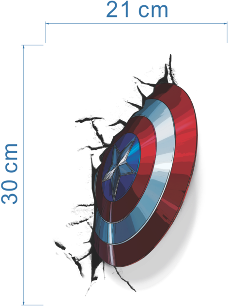 Captain America Shield In Wall (768x768), Png Download