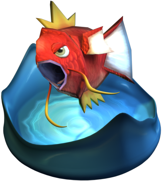 Magikarp - Splash - Cartoon (1100x618), Png Download