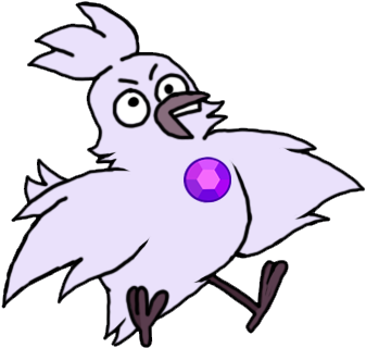 Amethyst-chicken - Steven Universe Amethyst Chicken (507x420), Png Download