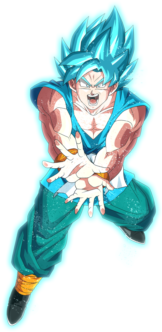 Download Super Saiyan Blue End Of Z Goku By Brusselthesaiyan - Goku End ...