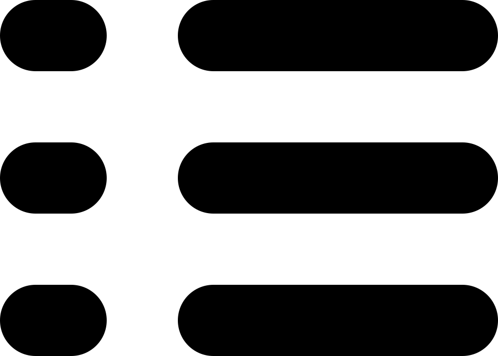 Png File - Bulleted List Icon Png (980x700), Png Download