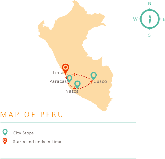 Map Placeholder - Mapa De La Cultura Paracas (800x588), Png Download
