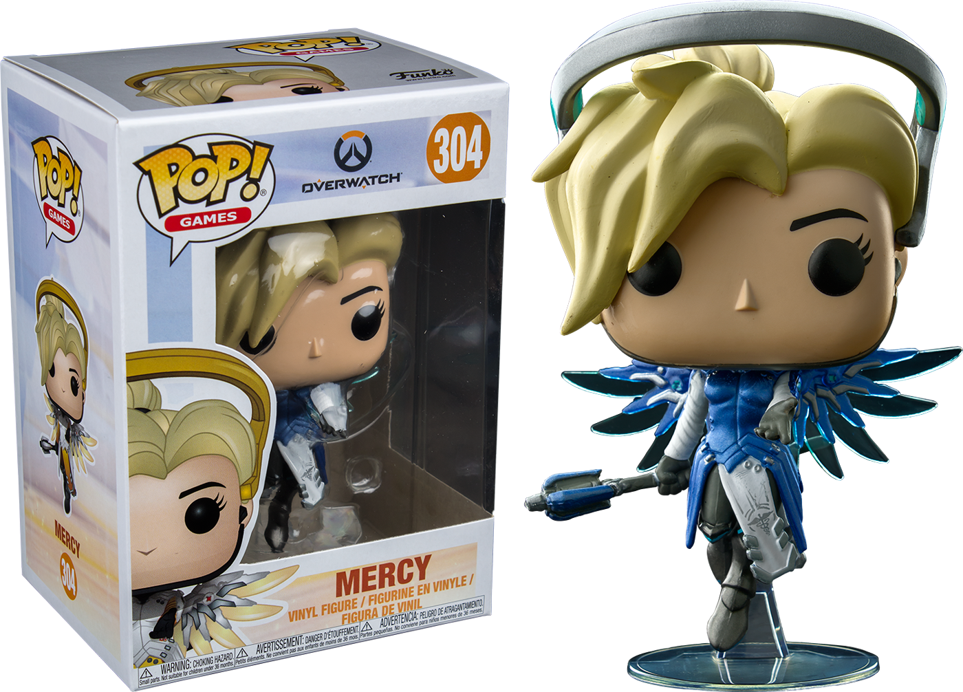 Mercy Cobalt Exclusive Pop Vinyl Figure - Pop Games Mercy 304 ...