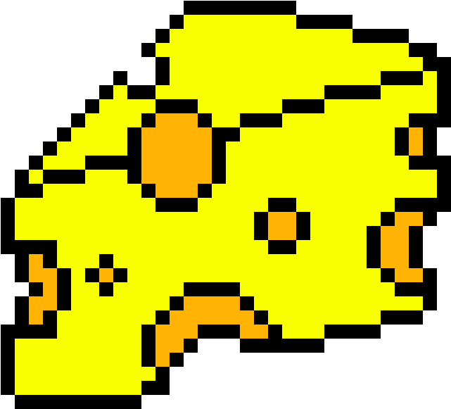Cheese - Cheese Pixel Art (800x680), Png Download