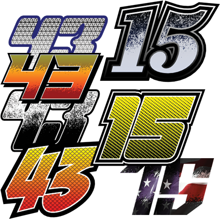 Race Car Numbers - Number (450x450), Png Download