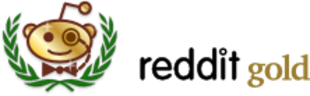 Reddit Gold (1013x315), Png Download