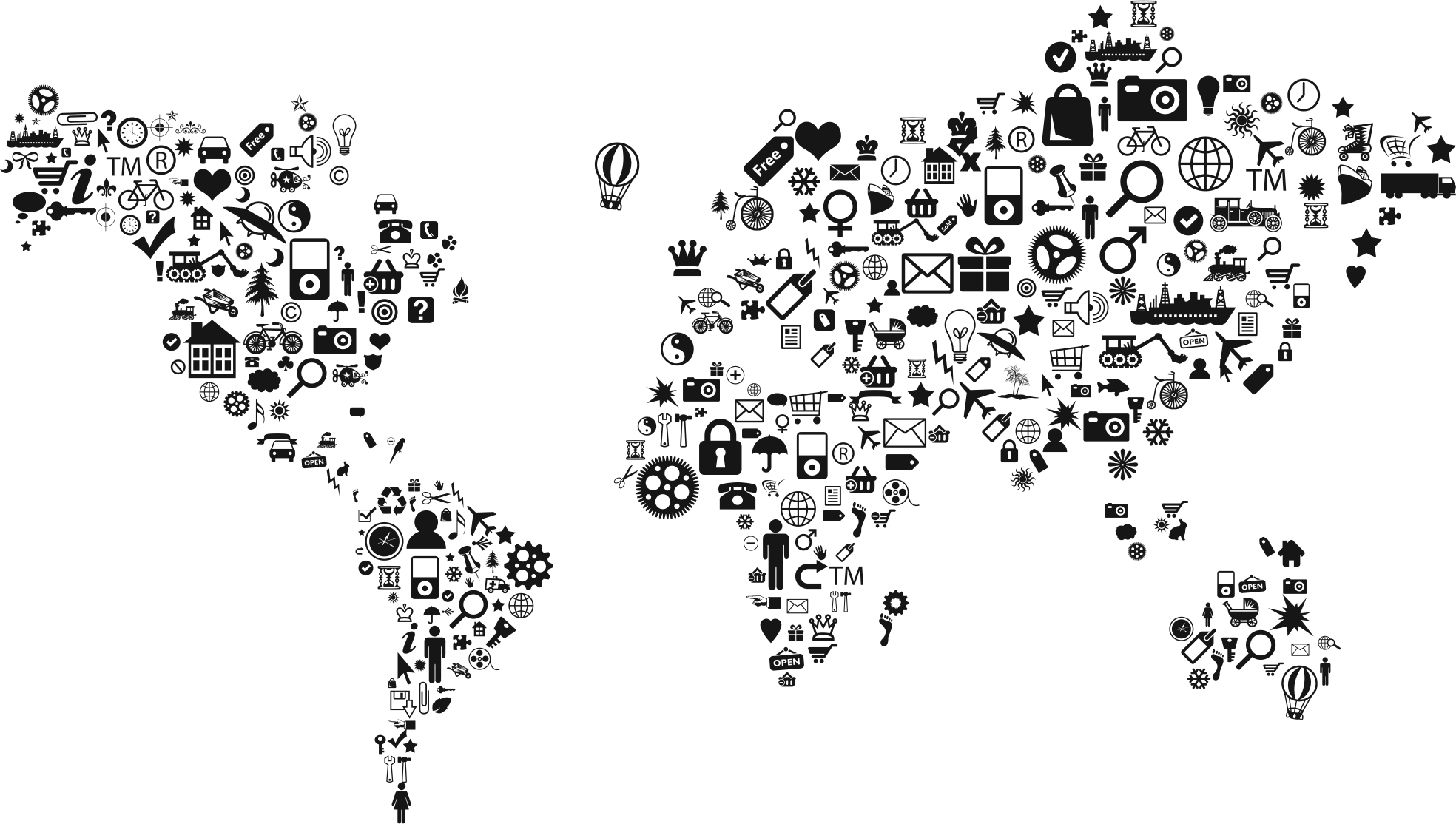 Languages - World Map (1968x1114), Png Download