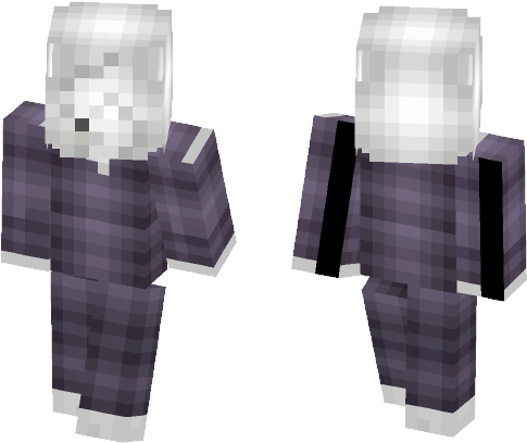 White Zetsu [naruto] - Skin Minecraft Bts Jungkook (584x497), Png Download