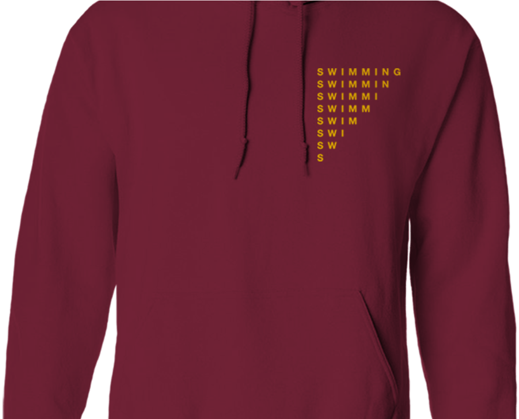 Download Swimming Wave Hoodie Burgundy Mac Miller Store - Mac Miller ...