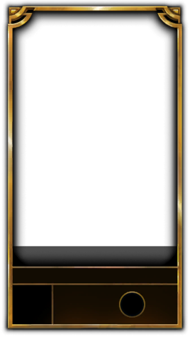 Gold Border - League Of Legends Border Png (268x479), Png Download