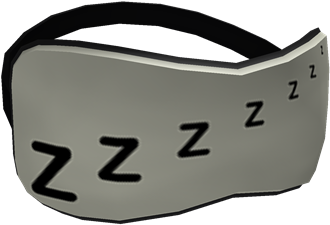 Sleeping Mask - Roblox Sleep Hat (420x420), Png Download