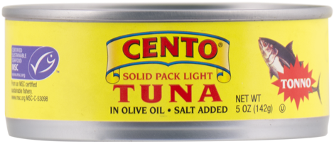Download Cento Skipjack Tuna Fish - Cento Tuna, Solid Pack Light In ...
