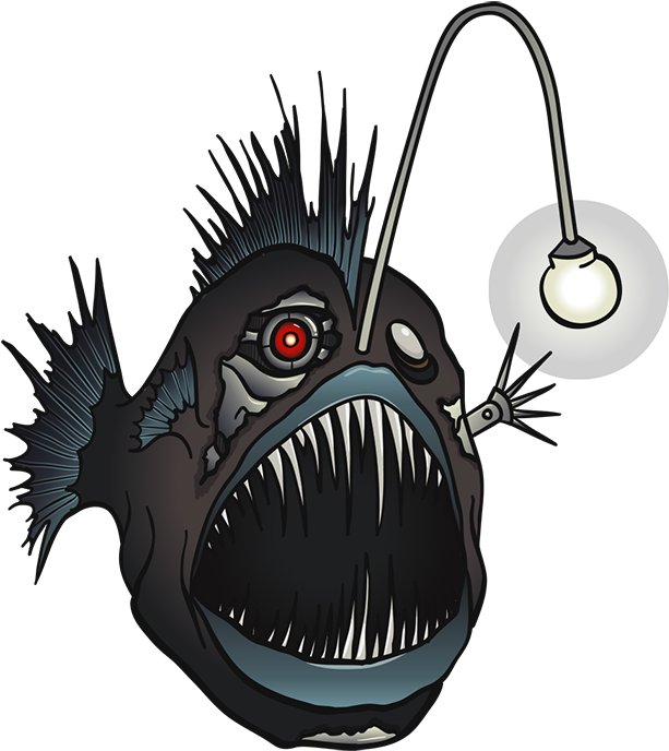 Angler Fish Transparent Background (720x796), Png Download