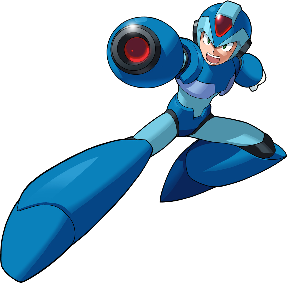 Mega Man Maverick Hunter X - Megaman X Render (1137x1111), Png Download