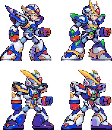 27 Mar - Megaman X Pixel Art (506x506), Png Download
