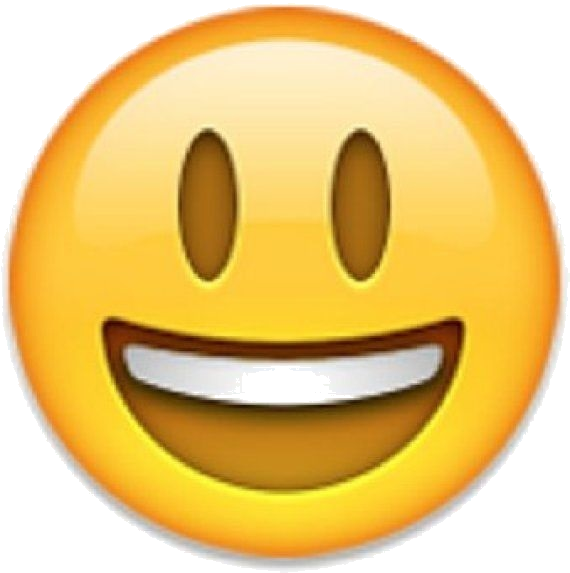 Emoji Size - Smiley Face Emoji (570x573), Png Download