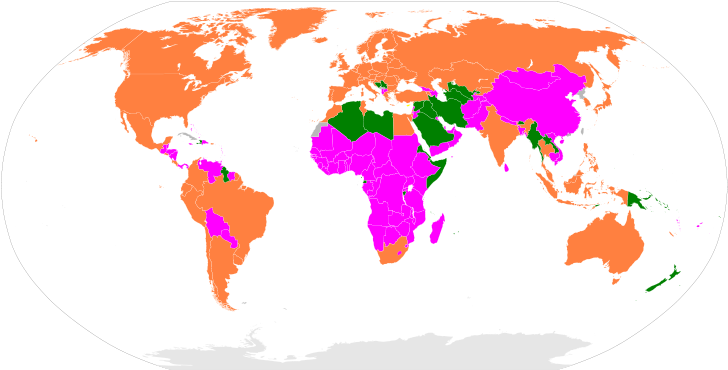 Map Of Imf Nations - Imf Members (800x406), Png Download
