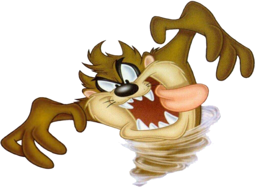 Share This Image - Tasmanian Devil Cartoon (820x600), Png Download