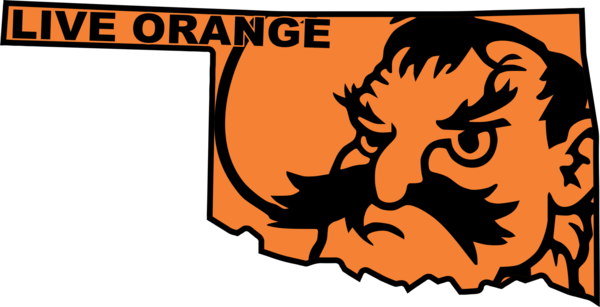 Pistol Pete Head Logo (600x307), Png Download