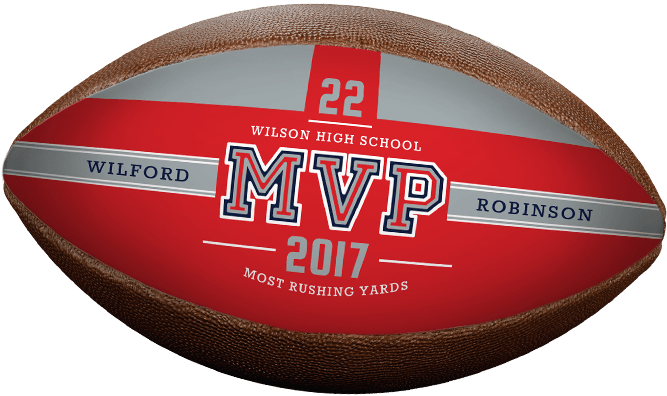 Personalized Football - Custom Football (667x396), Png Download