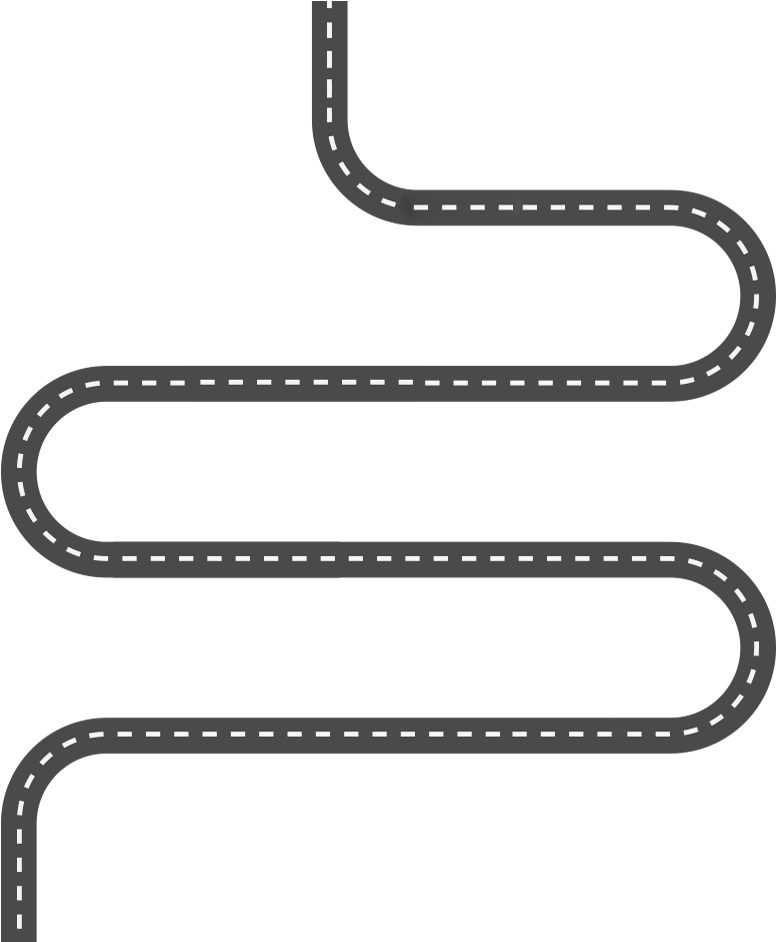 The Gallery For > Road Side View Vector - Winding Road Transparent Png ...