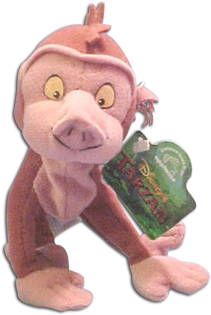 Tarzan Baby Baboon Disney Plush Toy Stuffed Animal - Tarzan Stuffed ...