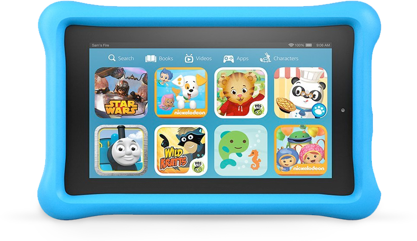 Kindle-freetime - Amazon Kids Tab (1345x500), Png Download