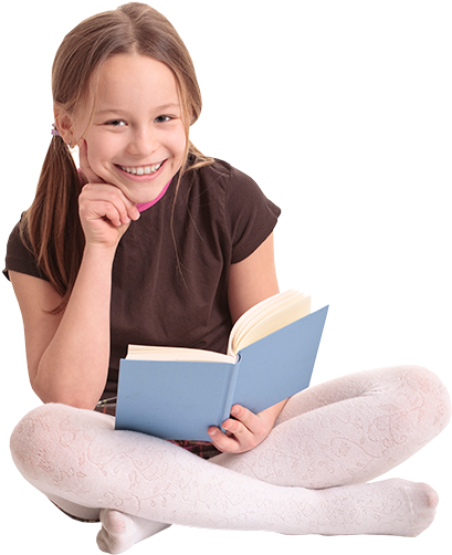 Download Young Girl Learning And Reading A Book - Young Reading Book ...