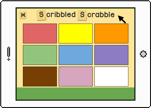 Portfolio Image For The Scribble Scrabble Game - Diagram (600x600), Png ...