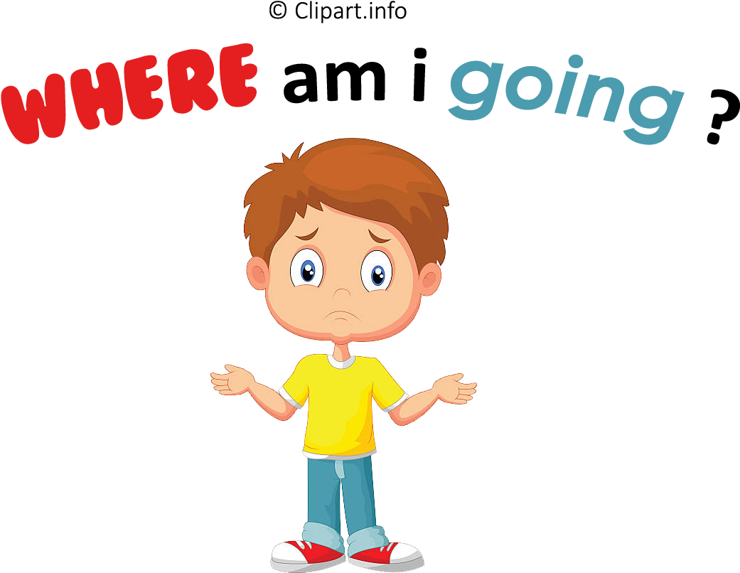 Kid Confused Vector (1152x864), Png Download