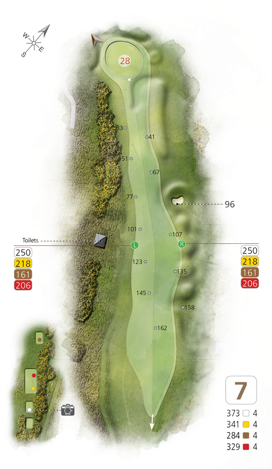 Hole7 - Map (595x926), Png Download