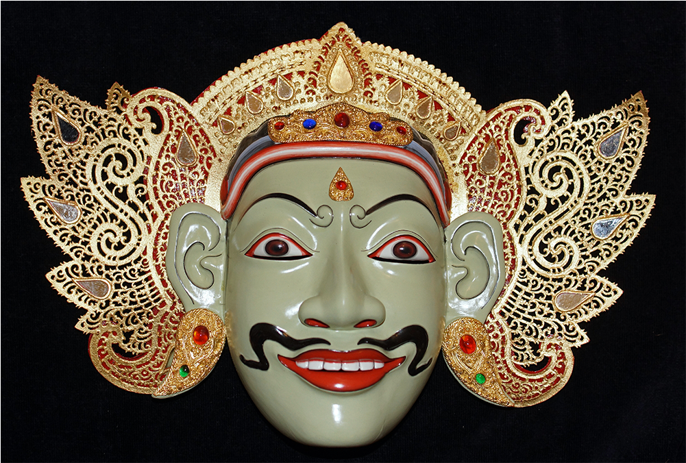 Wayang Wong Rama - Mask (1000x1000), Png Download