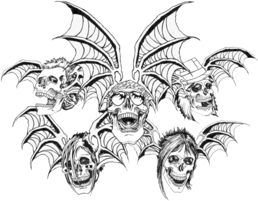 Avenged Sevenfold Png - Avenged Sevenfold The Rev Deathbat (600x513 ...