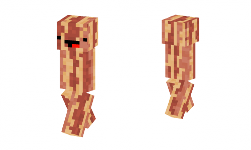 Bacon Skin Minecraft (500x300), Png Download