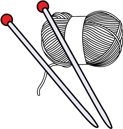 Knitting Needle Png (500x500), Png Download
