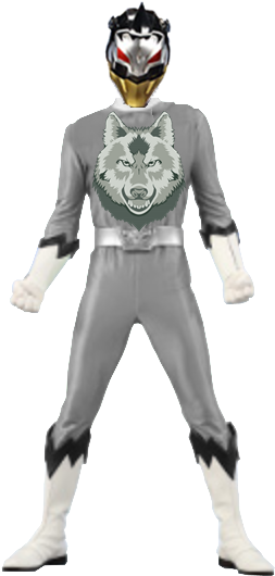 Zyuohger - Wolf - Portable Network Graphics (267x542), Png Download