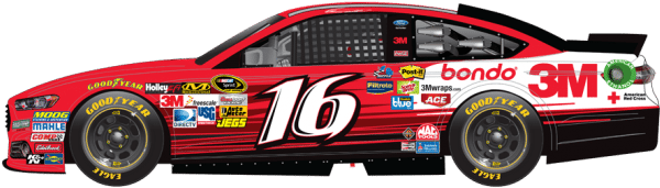 Red And White Nascar (625x340), Png Download