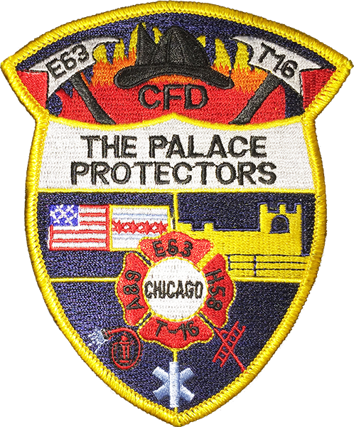 Chicago Fire Department Unit Patch - Logo (498x600), Png Download