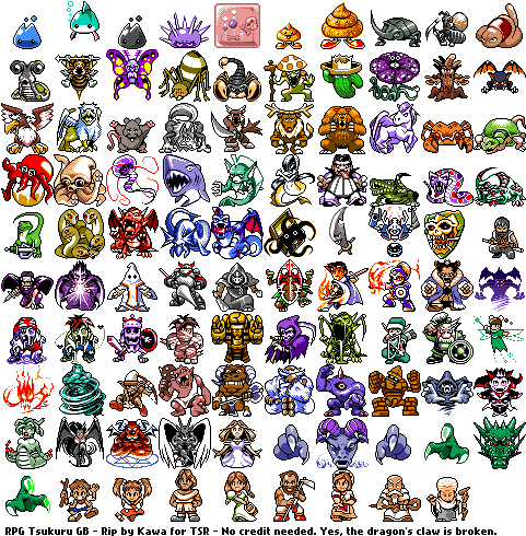 Enemies - Rpg Maker (480x496), Png Download