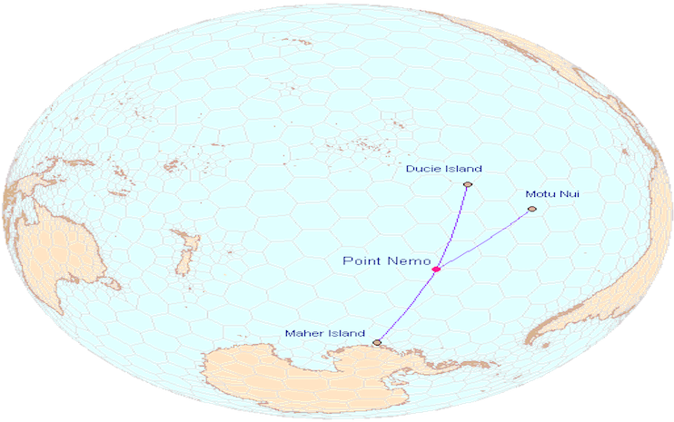 A Spacecraft Graveyard - Point Nemo (758x466), Png Download