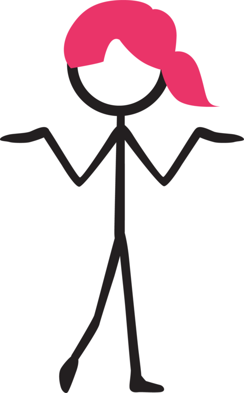 Stick Figures - Png Stick Characters (492x791), Png Download