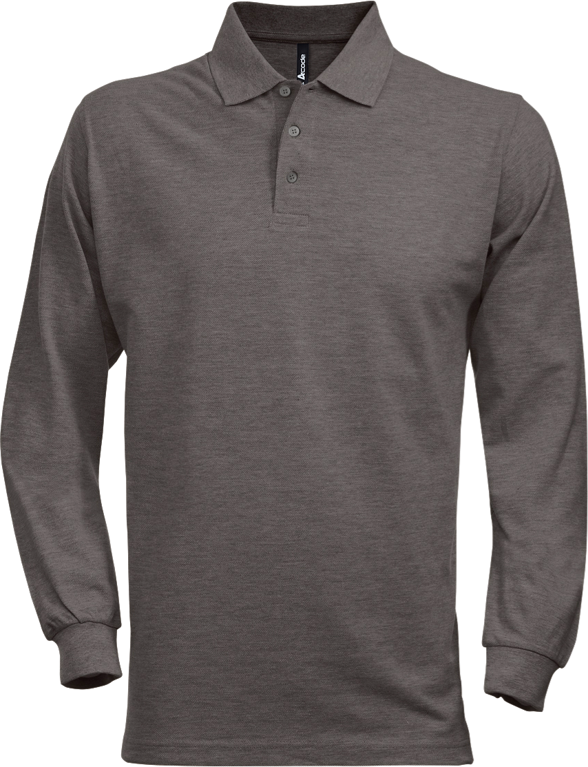 Black Polo Shirt Png - Fristads Heavy Pique Long Sleeve Code 1722 (dark ...