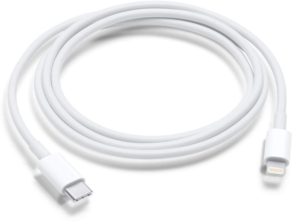 Download Usb-c To Lightning Cable - Quick Charge | Transparent PNG ...