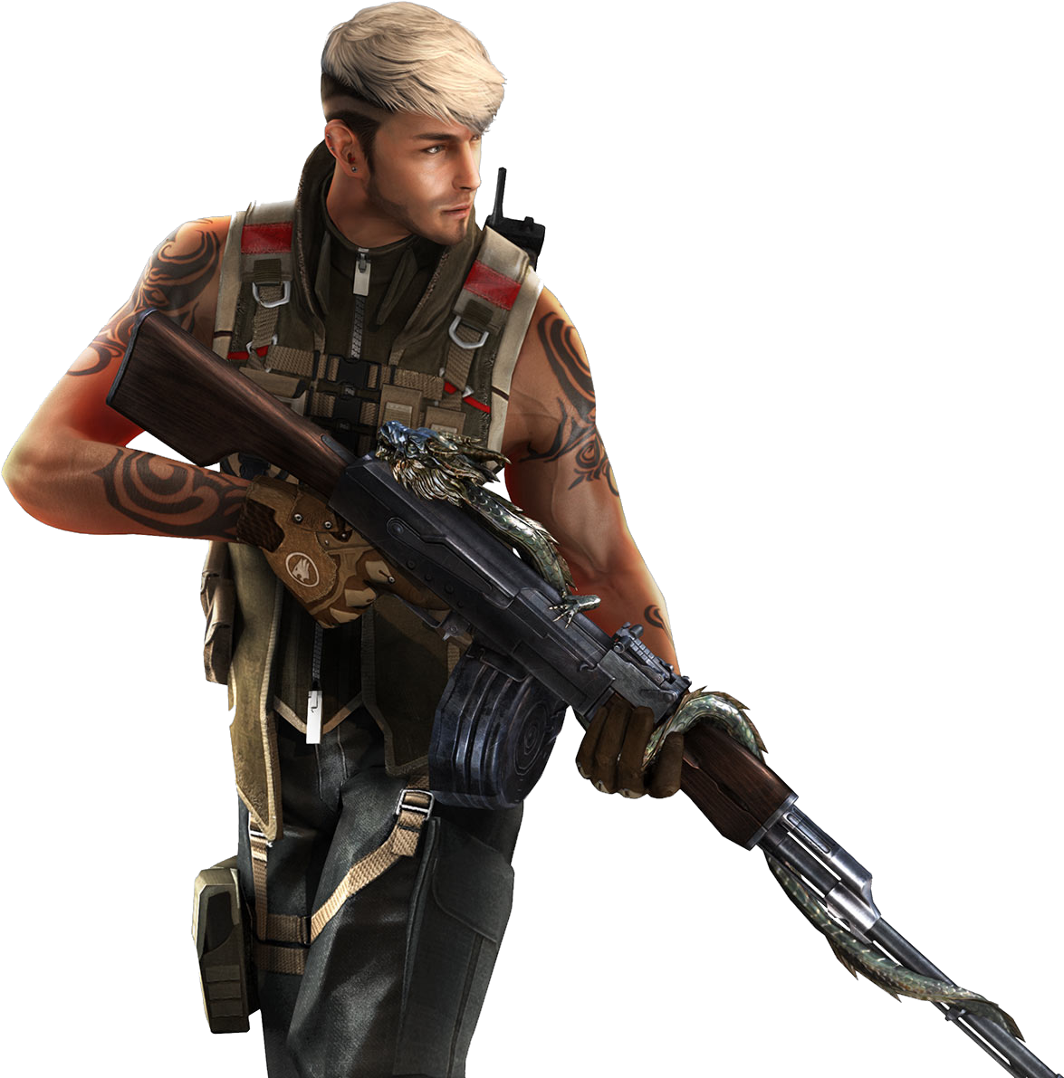 Download Cf White Wolf Bl - Crossfire Characters | Transparent PNG ...